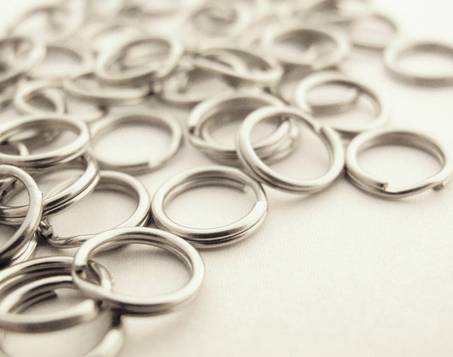 Stainless Steel Split Rings You Pick Size 5mm 6mm 6.5mm - Etsy