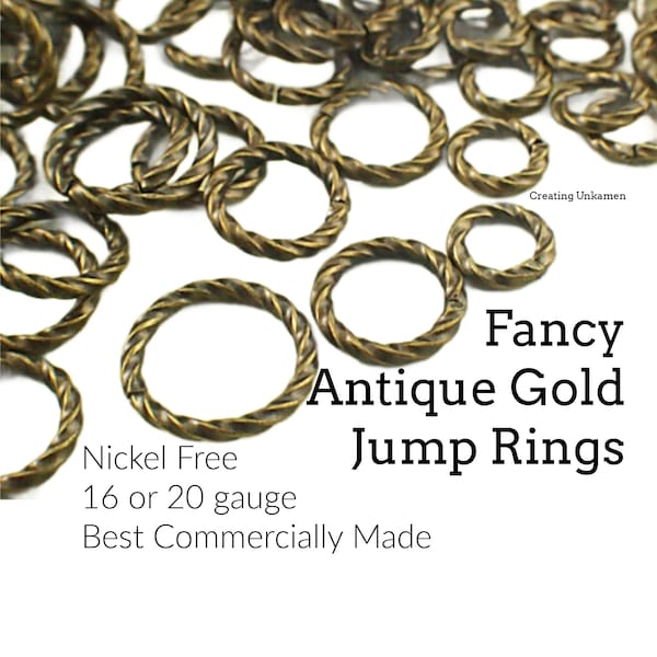Fancy Jump Rings - Etsy