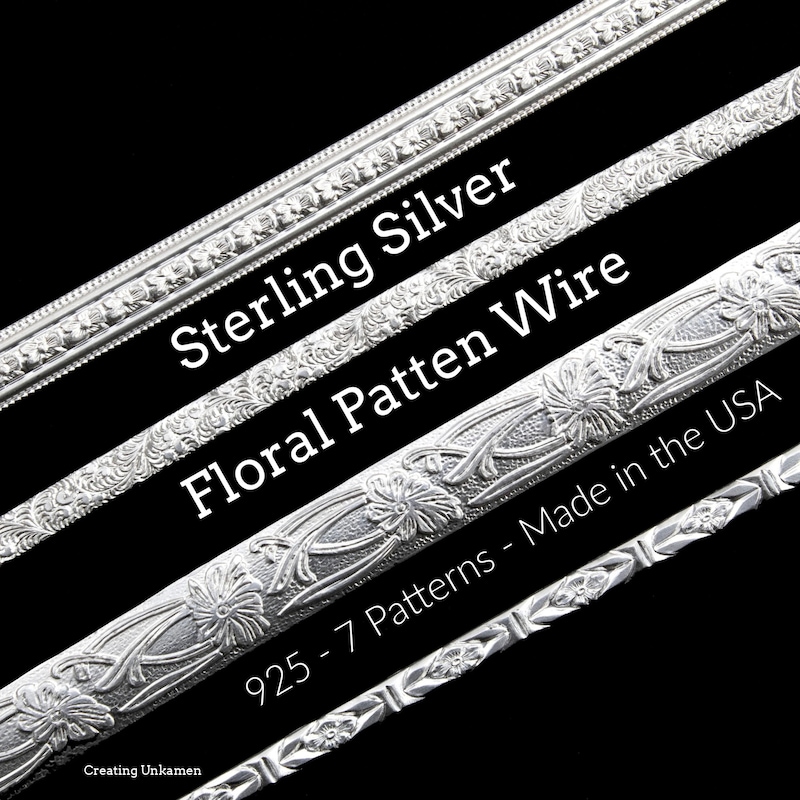 Silver Pattern Bezel Wire - Etsy