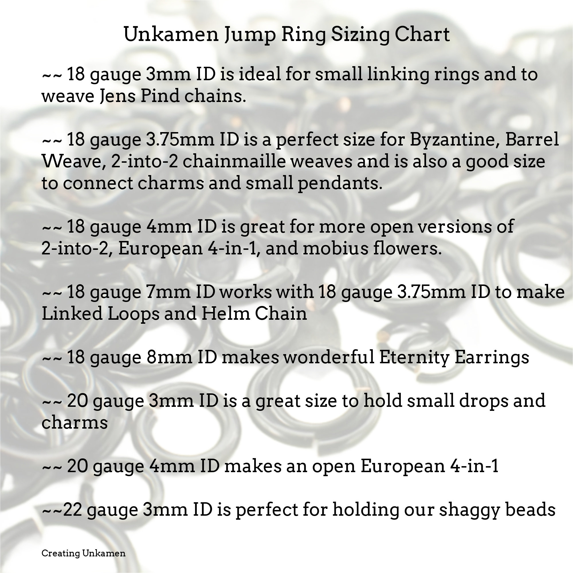100 Black Iron Jump Rings Oxidized and Oiled- You Pick Gauge and ...