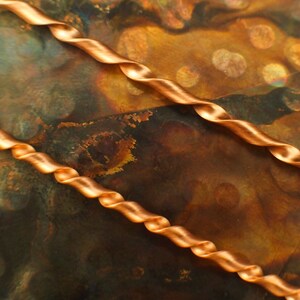 Twisted Half Round Copper Wire - 100% Guarantee YOU Pick Gauge 6, 8, 10 ...