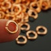 100 Solid Copper Jump Rings - Custom Handmade in Your Choice of Gauge ...