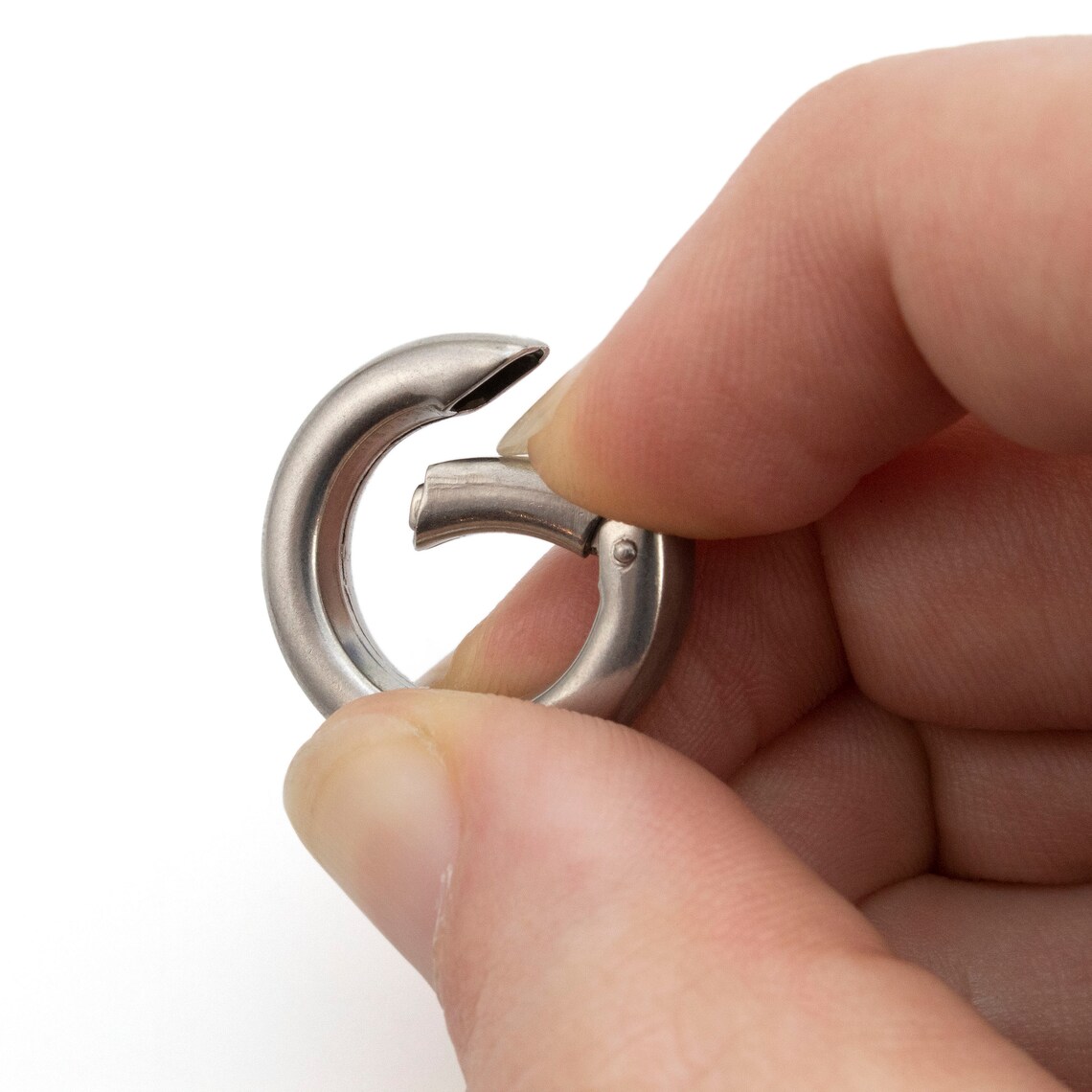 Triggerless Stainless Steel Clasp Round 21mm With 2 Matching - Etsy