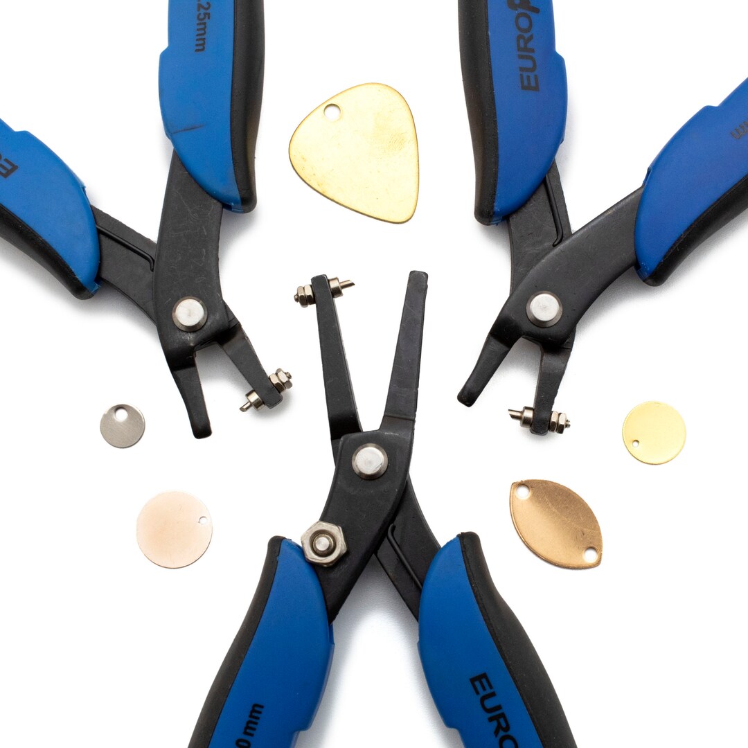 Hole Punch Pliers in Three Sizes - Free Sample of Stamping Discs ...
