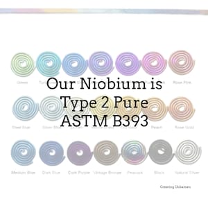 Black Niobium Wire in 8, 10, 12, 14, 16, 18, 20, 22, 24, 26, 28 Gauge ...