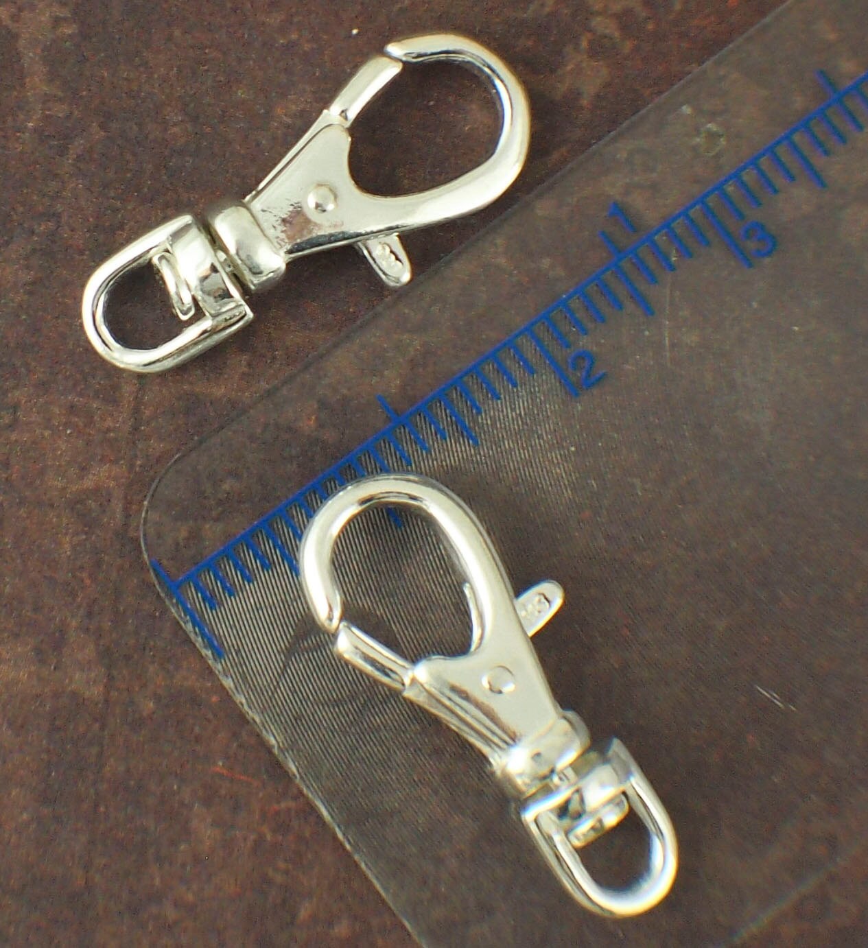 1 Sterling Silver Swivel Lobster Clasp Large 23mm X 10mm - Etsy