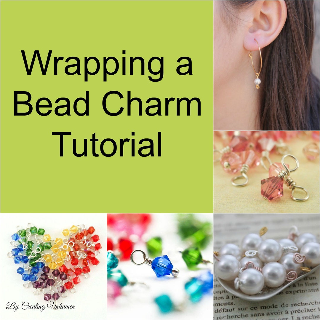 Wrapping a Bead Charm 101 Essential Jewelry Making Tutorial - Etsy