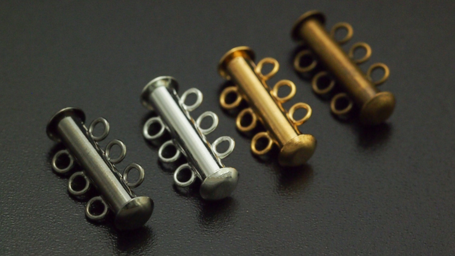 4 Slide Lock Clasps 2 3 4 5 Strands You Pick From 7 | Etsy