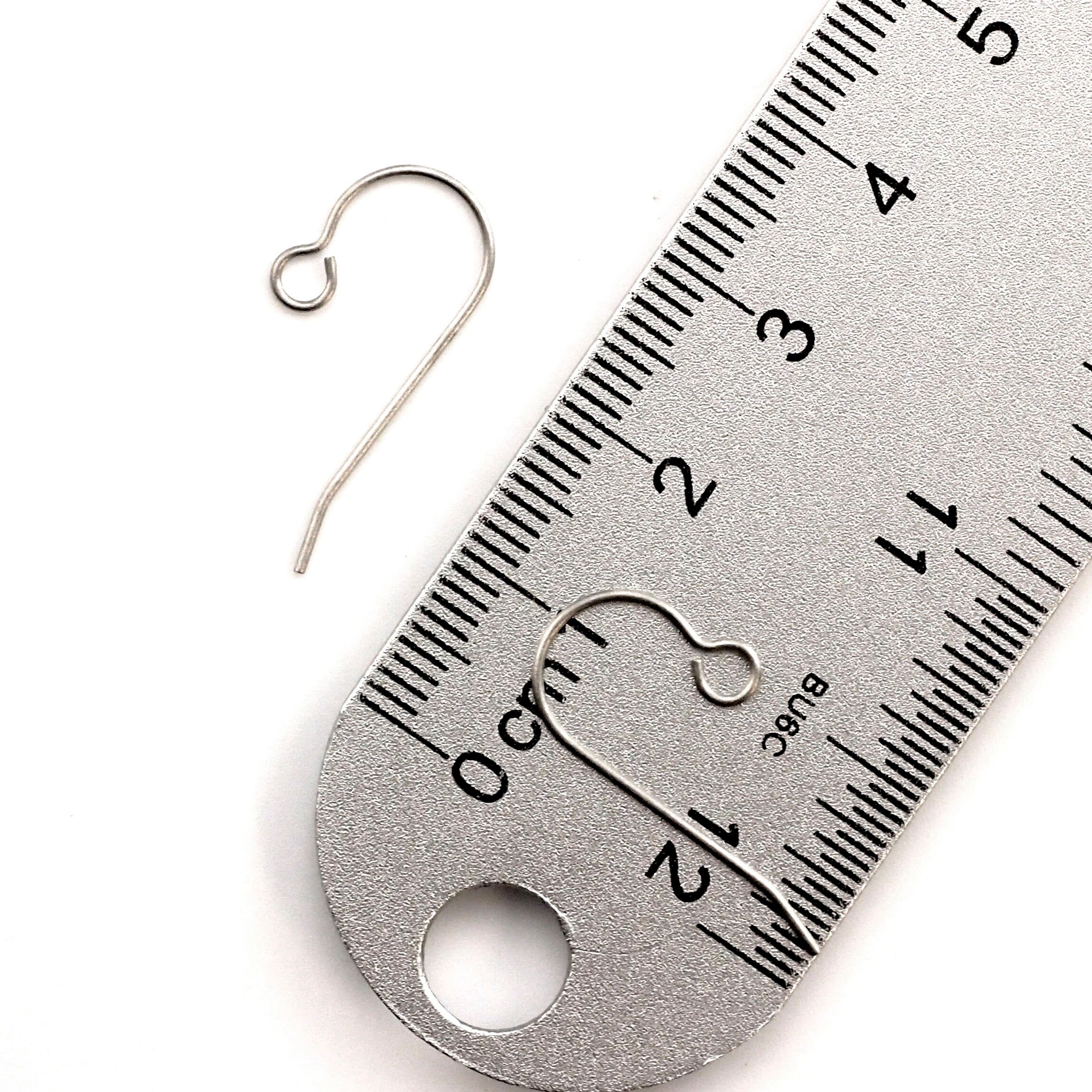 Anodized Titanium Ear Wires With Outside Loop Made in the - Etsy