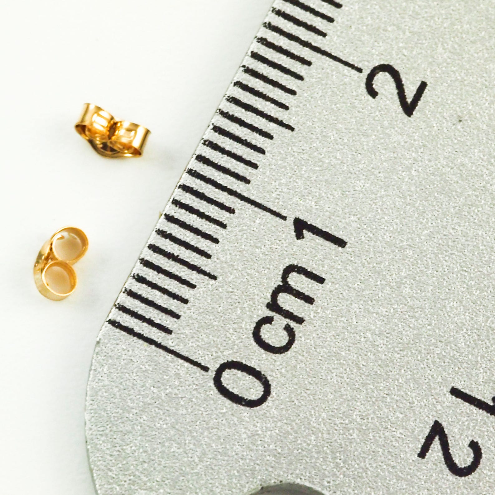 1 Pair 14kt Solid Gold Ear Nuts - Etsy