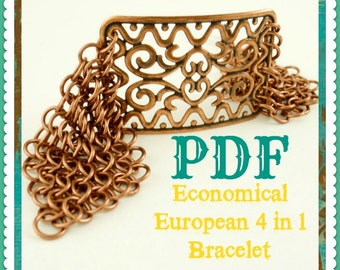 TUTORIAL Full Persian Chain Maille Bracelet - Etsy