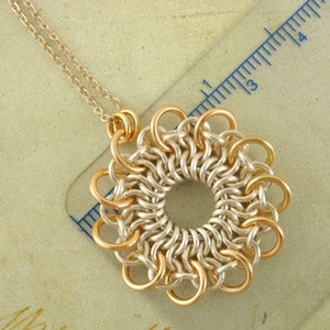 Tatted Lace Pendant Tutorial Stunning Chainmaille Pendant Expert PDF ...