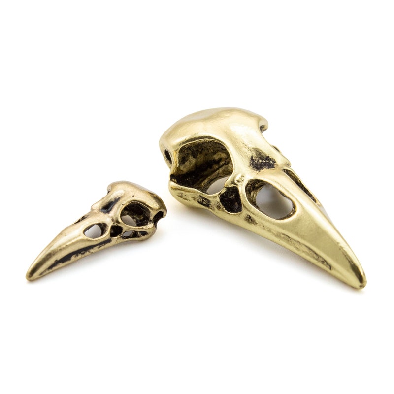 Gold Crow Skulls - Etsy