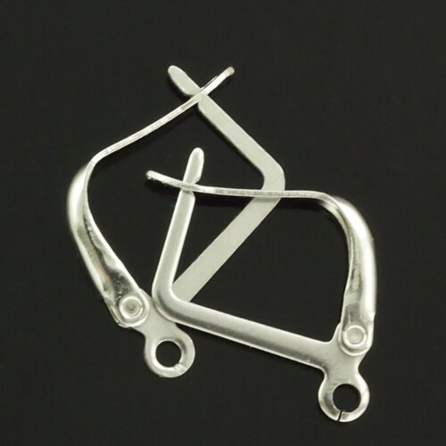 5 Pairs Round Leverback Ear Wires Surgical Stainless Steel - Etsy