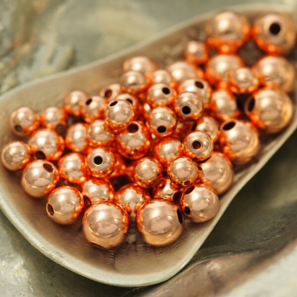 Copper Beads - Etsy
