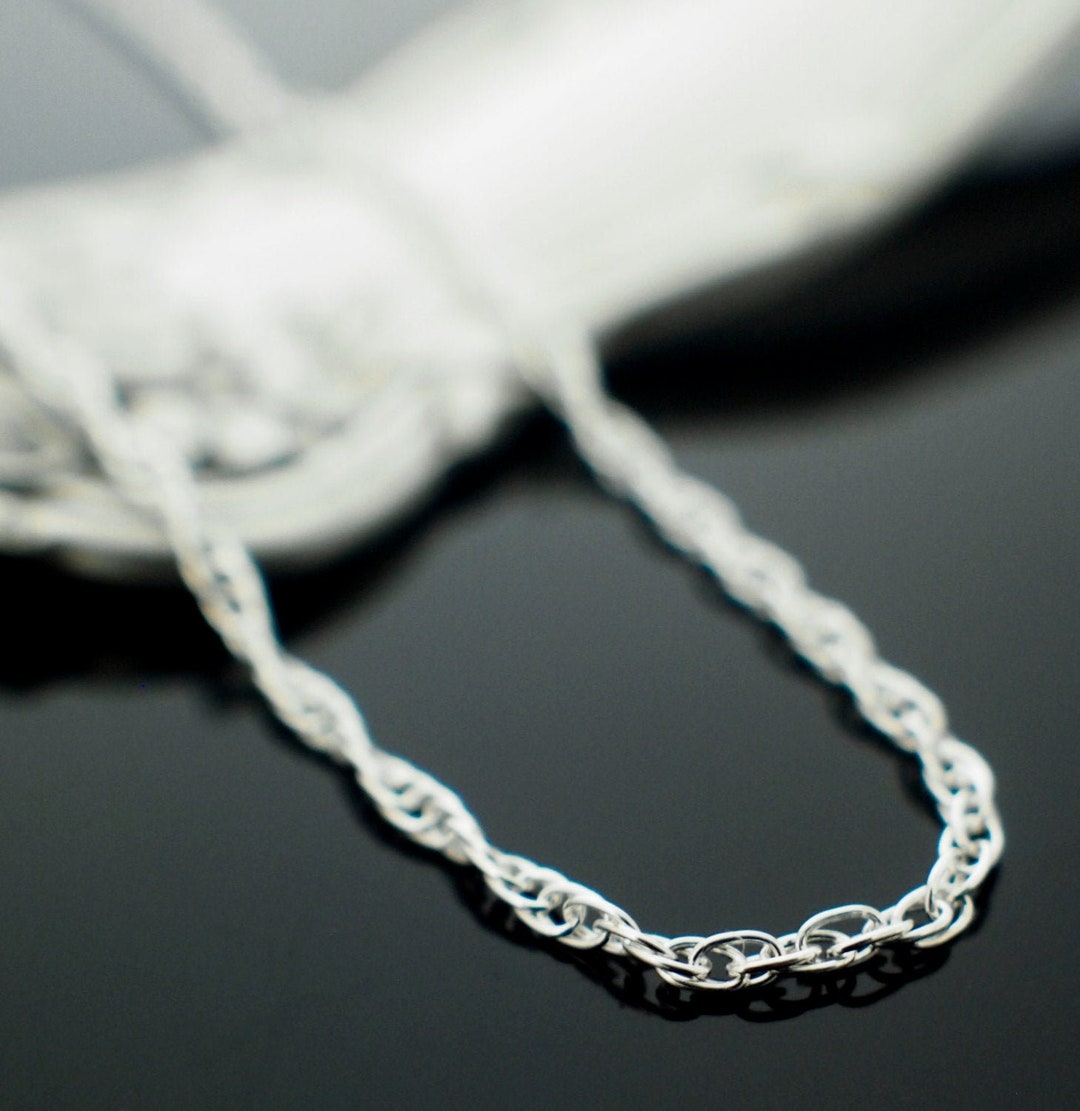 Sterling Silver Double Rope Chain - 1.4mm -by the Foot or Finished With ...