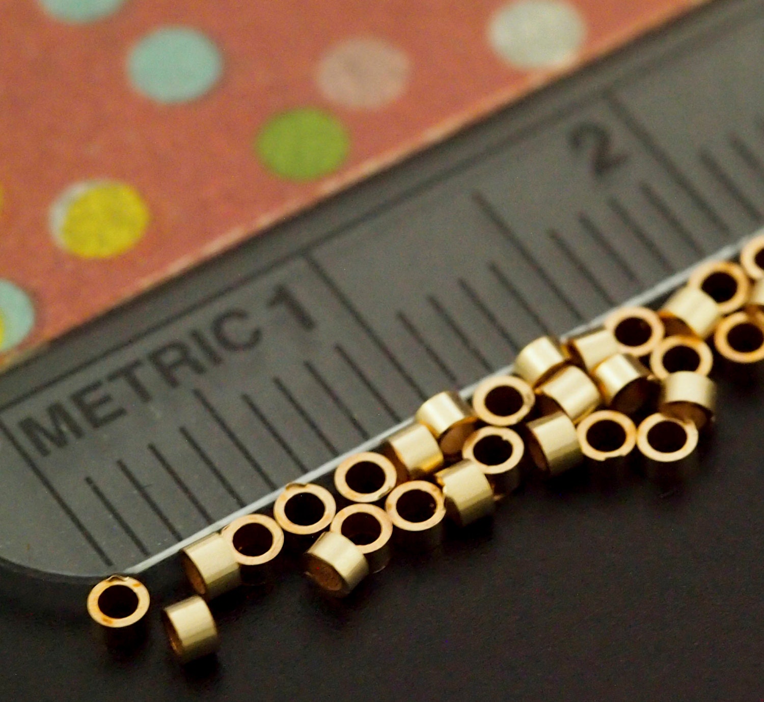 25 Crimp Tubes 14kt Gold Filled in 4 Sizes Best - Etsy