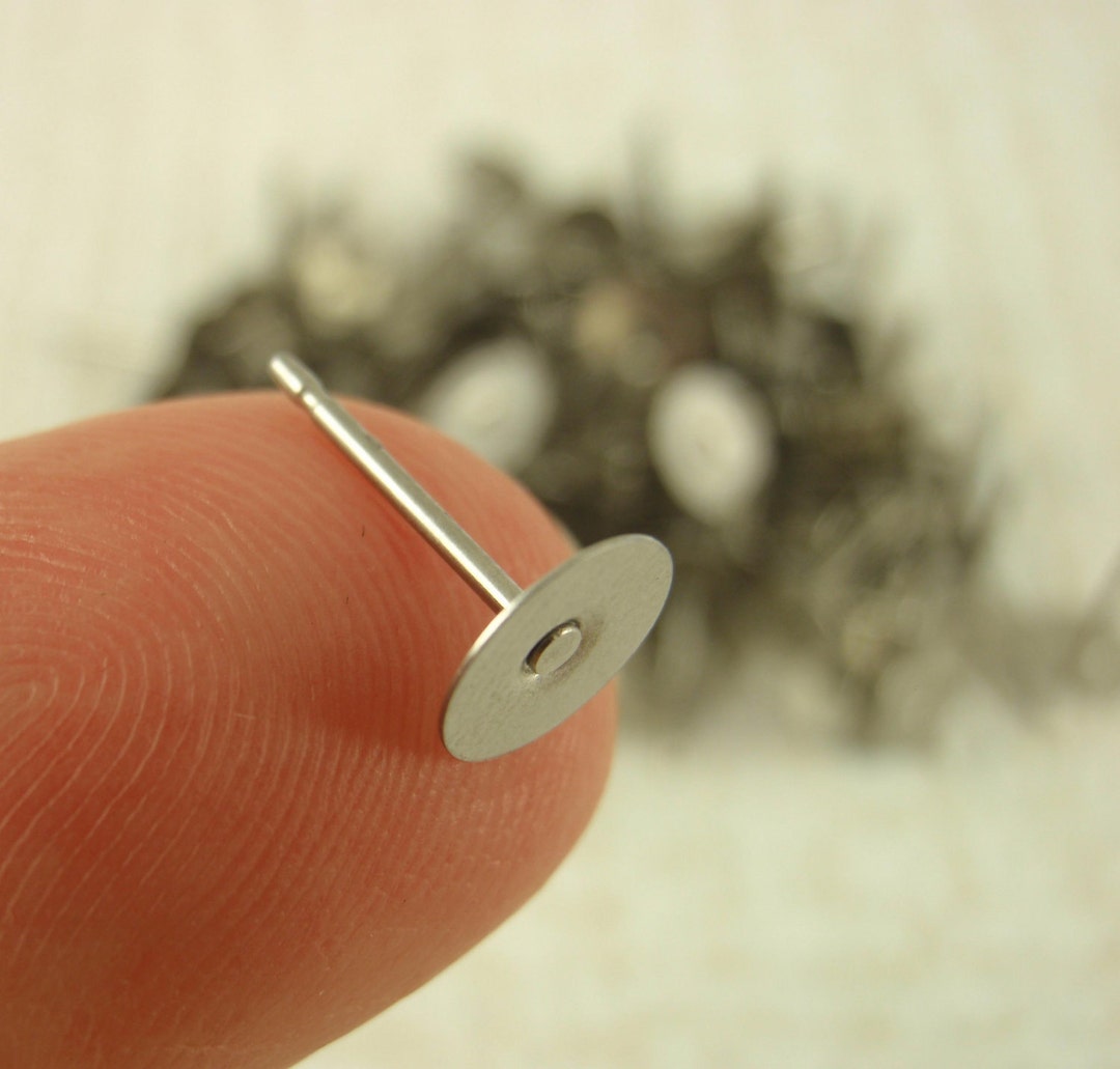 20 Pairs Surgical Stainless Steel Earring Posts KIT 1.5mm, 3mm, 6mm ...