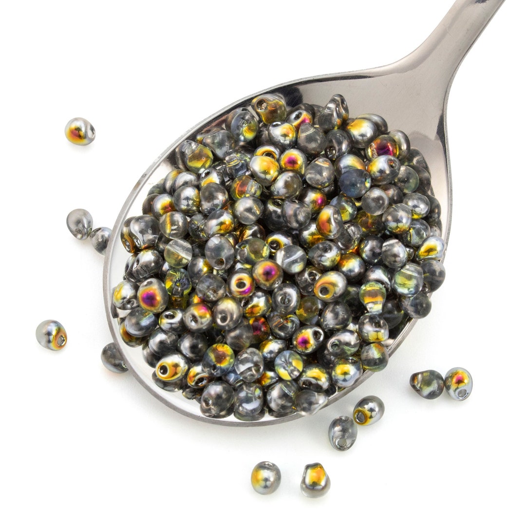 Crystal Marea Drop Glass Beads - 3.4mm Miyuki Fringe - 100% Guarantee ...