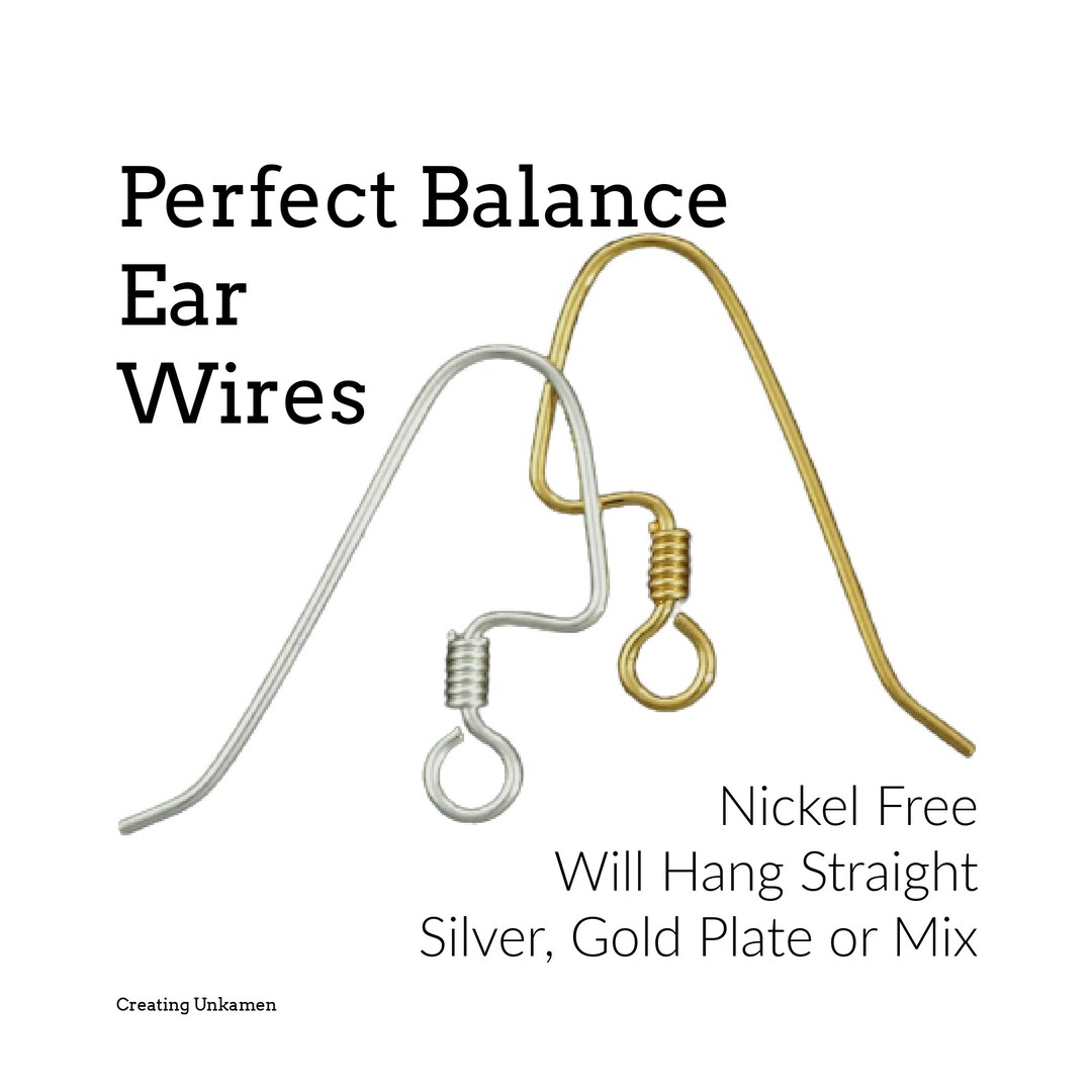 Ear Wires 8 Pairs Economical Perfect Balance With Coils in Gold Plate ...