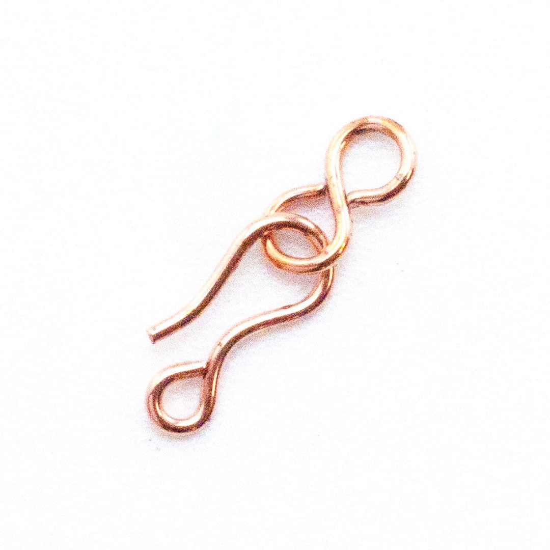 10 Super Simple Copper Clasps - 13mm X 5.5mm - 100% Guarantee - Etsy