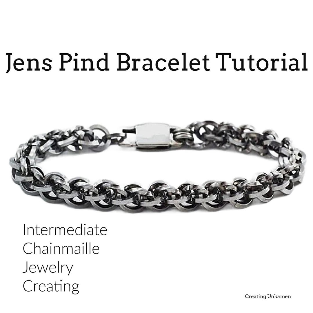 Tutorial Bracelet Jens Pind Intermediate Chainmaille Creating - Etsy