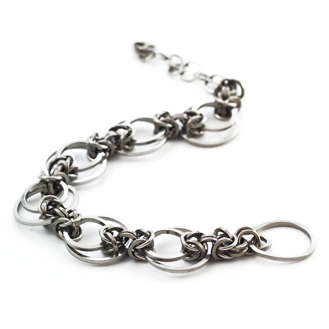 Chainmaille Tutorial Intermediate Staggered Byzantine Bracelet ...