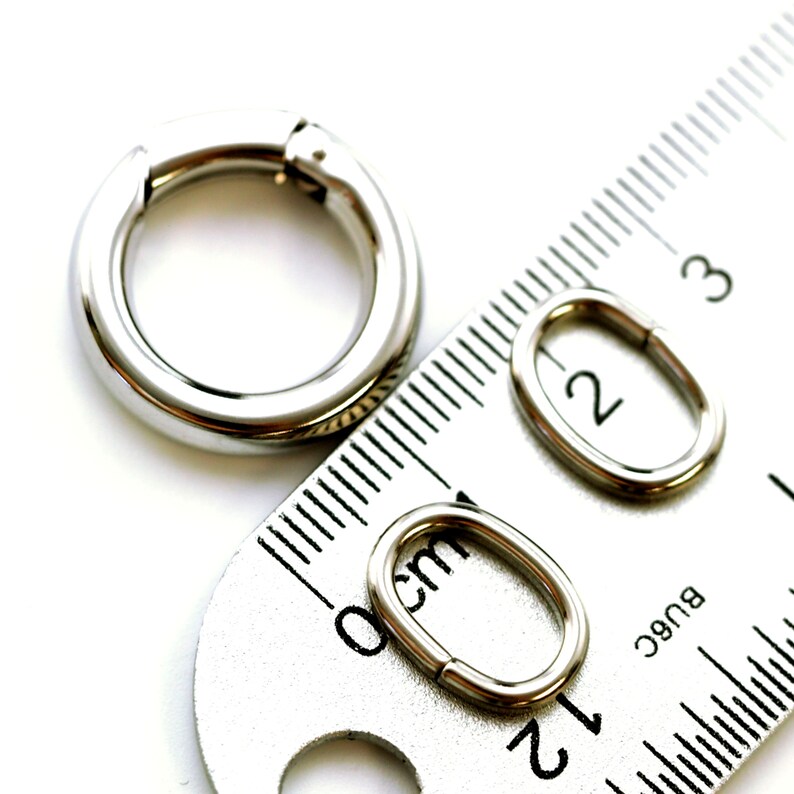 Triggerless Stainless Steel Clasp Round 21mm with 2 Matching | Etsy