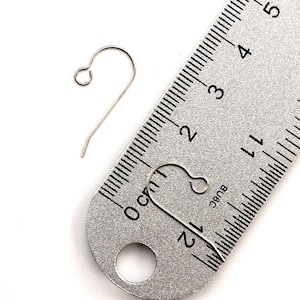 Titanium Ear Wires - 10 Pairs With Outside Loop - Made in the USA - Etsy