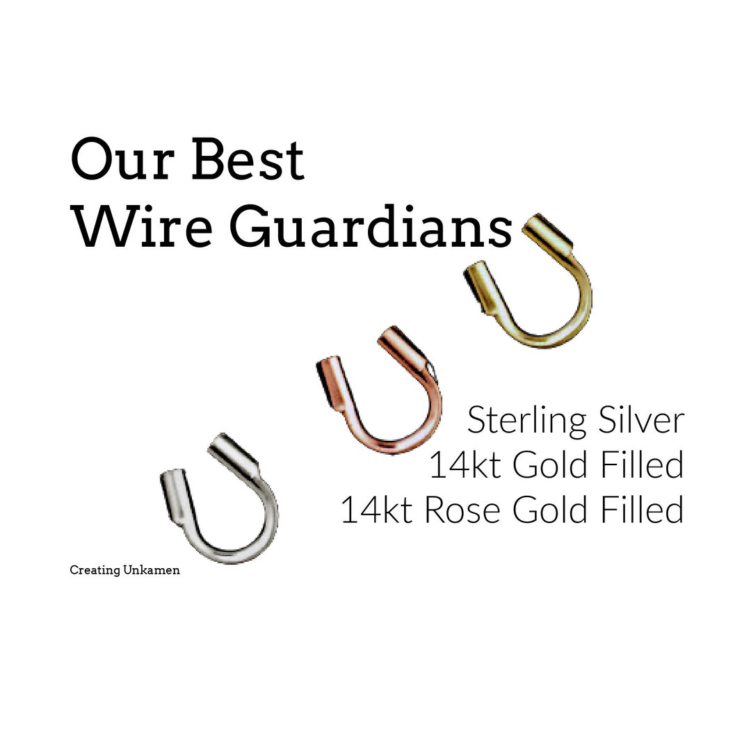 6 Wire Guardians - Sterling Silver, 14kt Yellow Gold Filled, 14kt Rose ...
