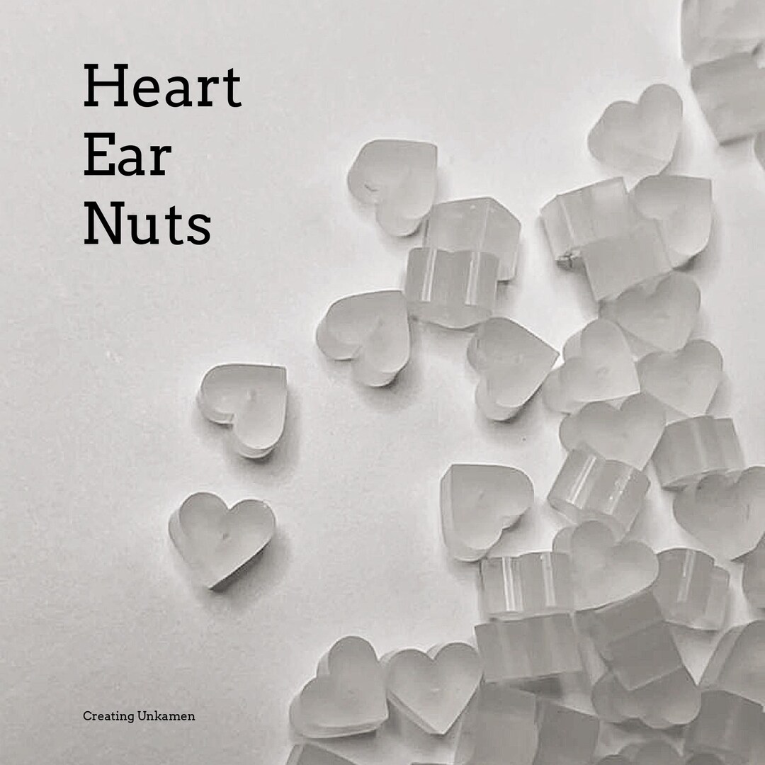 Love-ly Ear Nuts - Heart Shaped Donuts - Earring Holders - Those Things ...