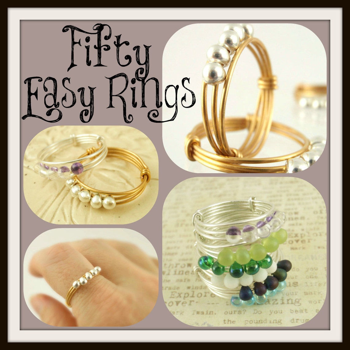 Easy Ring Tutorial One Great Design Fast Finger Ring Pdf - Etsy
