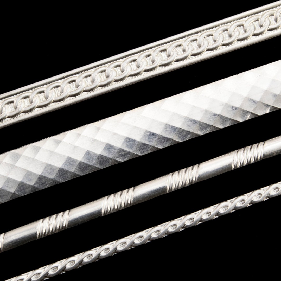 Sterling Silver Pattern Wire - Dead Soft, by the Inch - Etsy