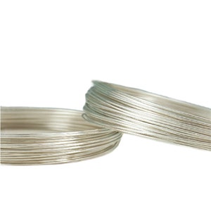 Premium Silver Plated Wire - Half Hard - Non Tarnish - You Pick Gauge ...