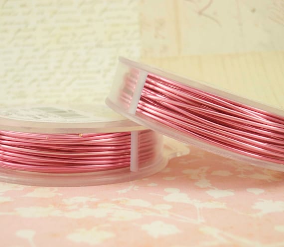 Rose Pink Artistic Wire Permanently Colored You Pick Gauge - Etsy