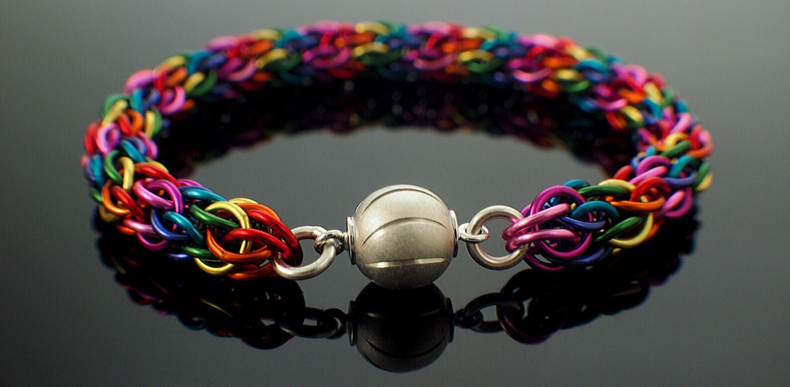 Candy Cane Bracelet Tutorial - Bright Rainbow Version - Advanced ...