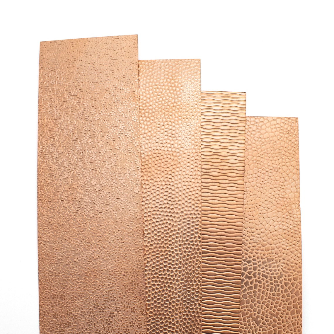 Raw Copper Pattern Flat Sheet Metal 24 Gauge Sheets You | Etsy