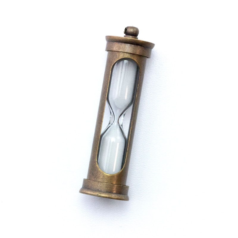 Antique Hourglass Charm - Etsy