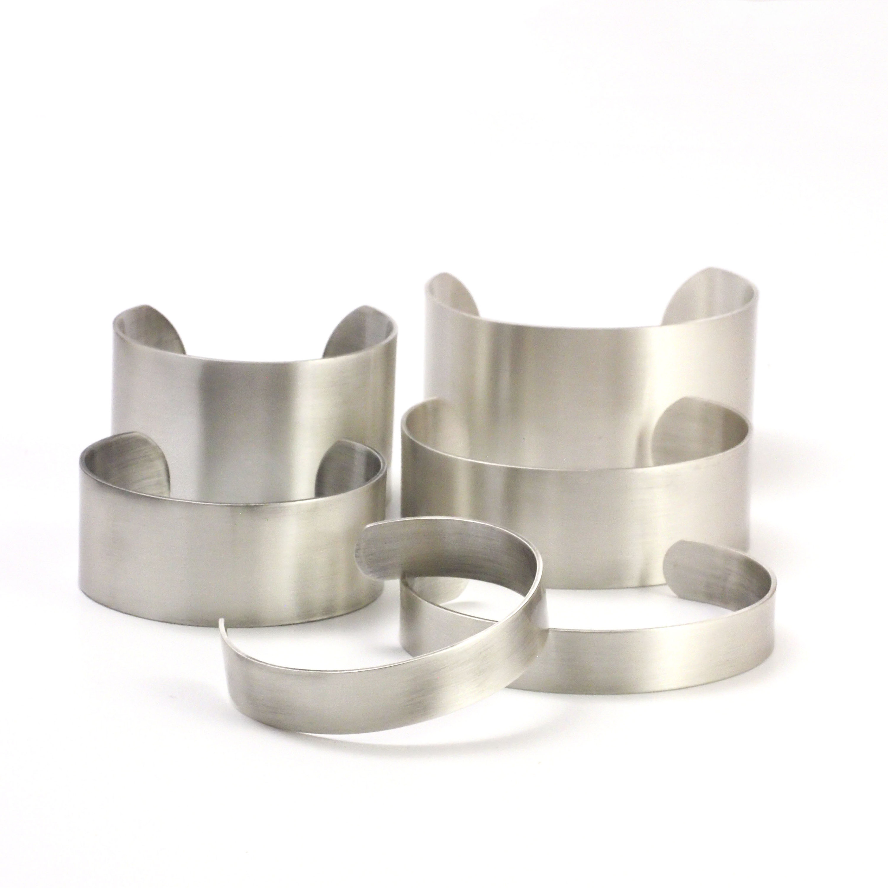 Bangle Cuff Bases in Stainless Steel - 6 Sizes to Choose From 12.5mm ...