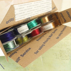 Full Flat Rate Box of Wire - Raw Metals and Colored Wires - Worth ...
