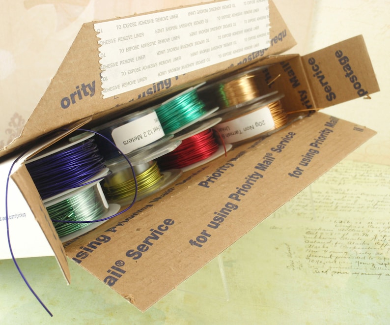 Full Flat Rate Box of Wire - Raw Metals and Colored Wires - Worth ...