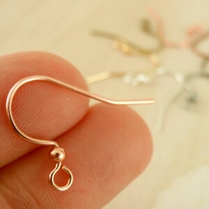 Economical Beaded Ear Wires - 14 Pairs - You Pick Finish - Silver, Gold ...