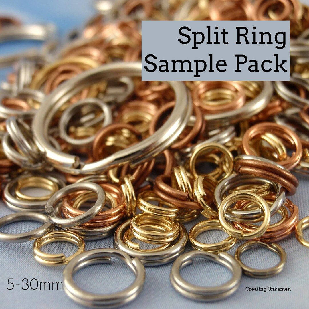 50 Split Rings Sample Pack - Etsy