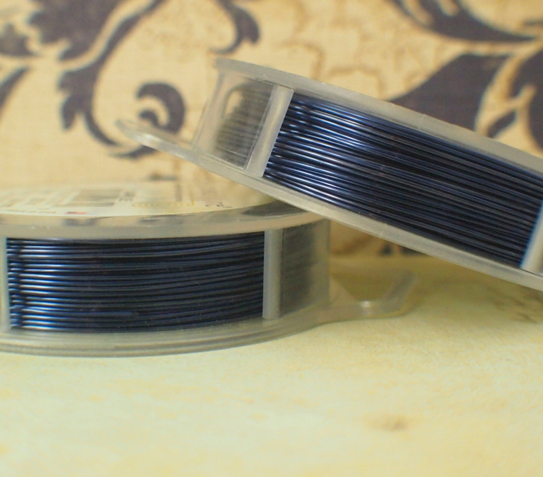 Dark Blue Artistic Wire Permanently Colored You Pick Gauge 16, 18, 20 ...