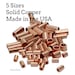 25 Copper Crimp Tubes in 5 Sizes - Best Commercially Made - 100% ...