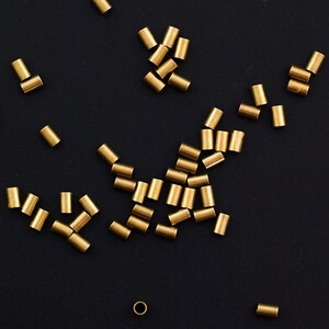 100 - Crimp Tubes - Antique Gold or Gunmetal Best Commercially Made ...