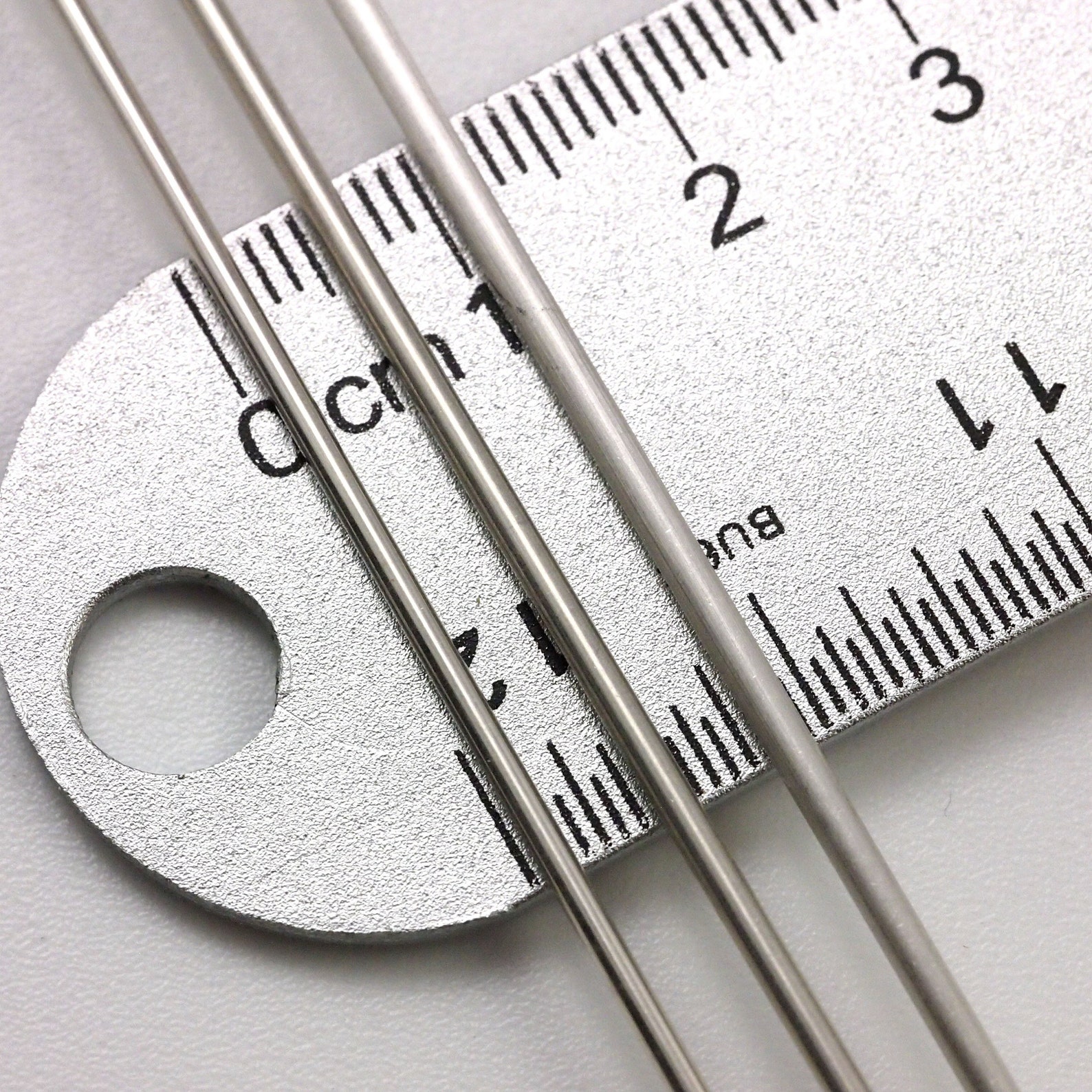 Small Round Sterling Silver Tubing in Custom Lengths - 2 Inch to 12 ...