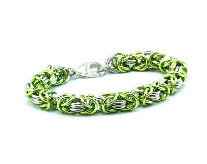 PDF Tutorial, Byzantine Linked Weave Bracelet PDF Tutorial, CHAINMAILLE ...