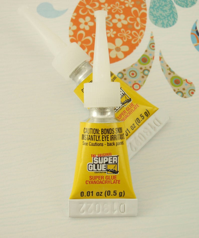 The Original Super Glue TWO Single Use Size Tubes 0.01 | Etsy