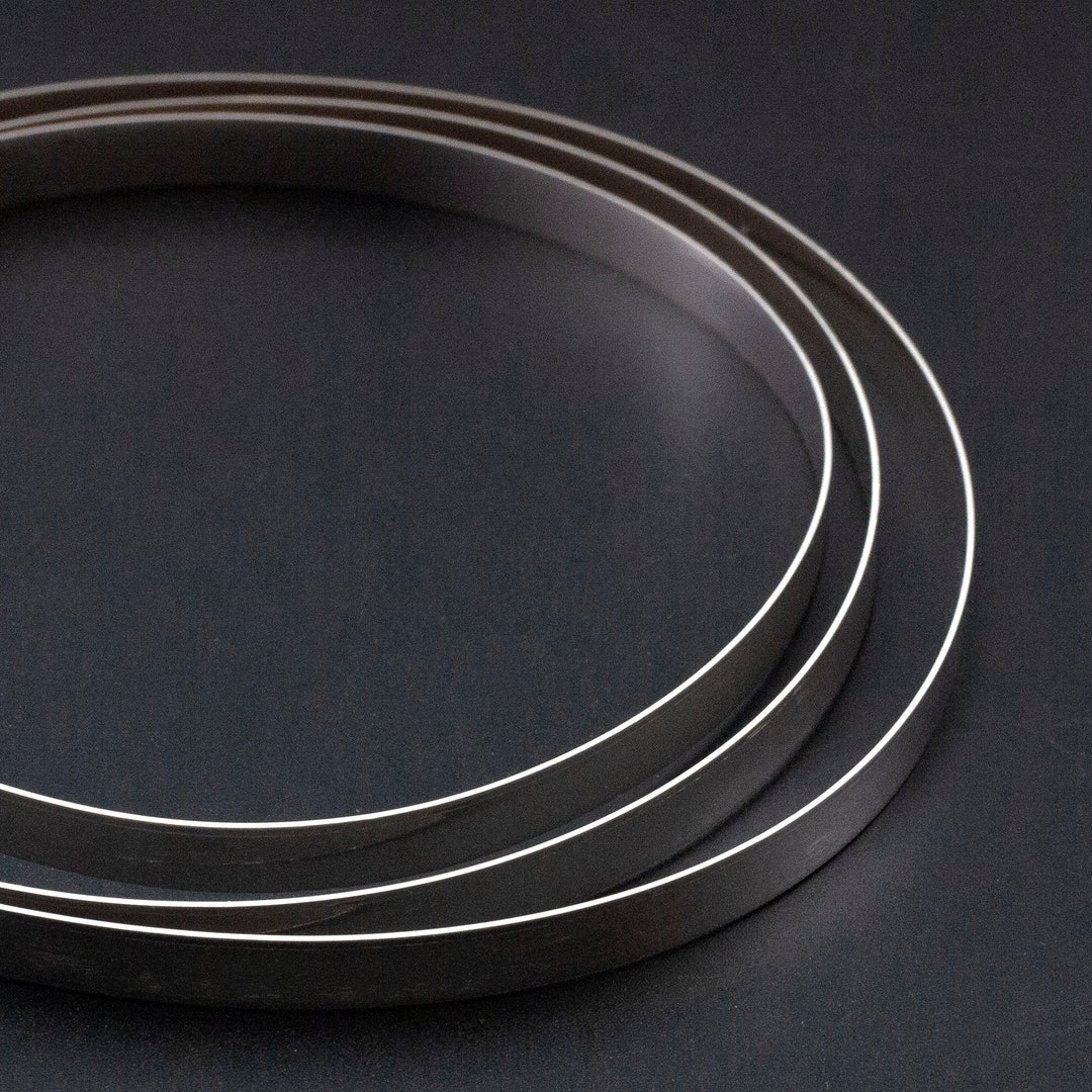 24 Gauge Sterling Silver Strip Bezel in 1/8, 1/4, 3/16 or 1 Inch - by ...